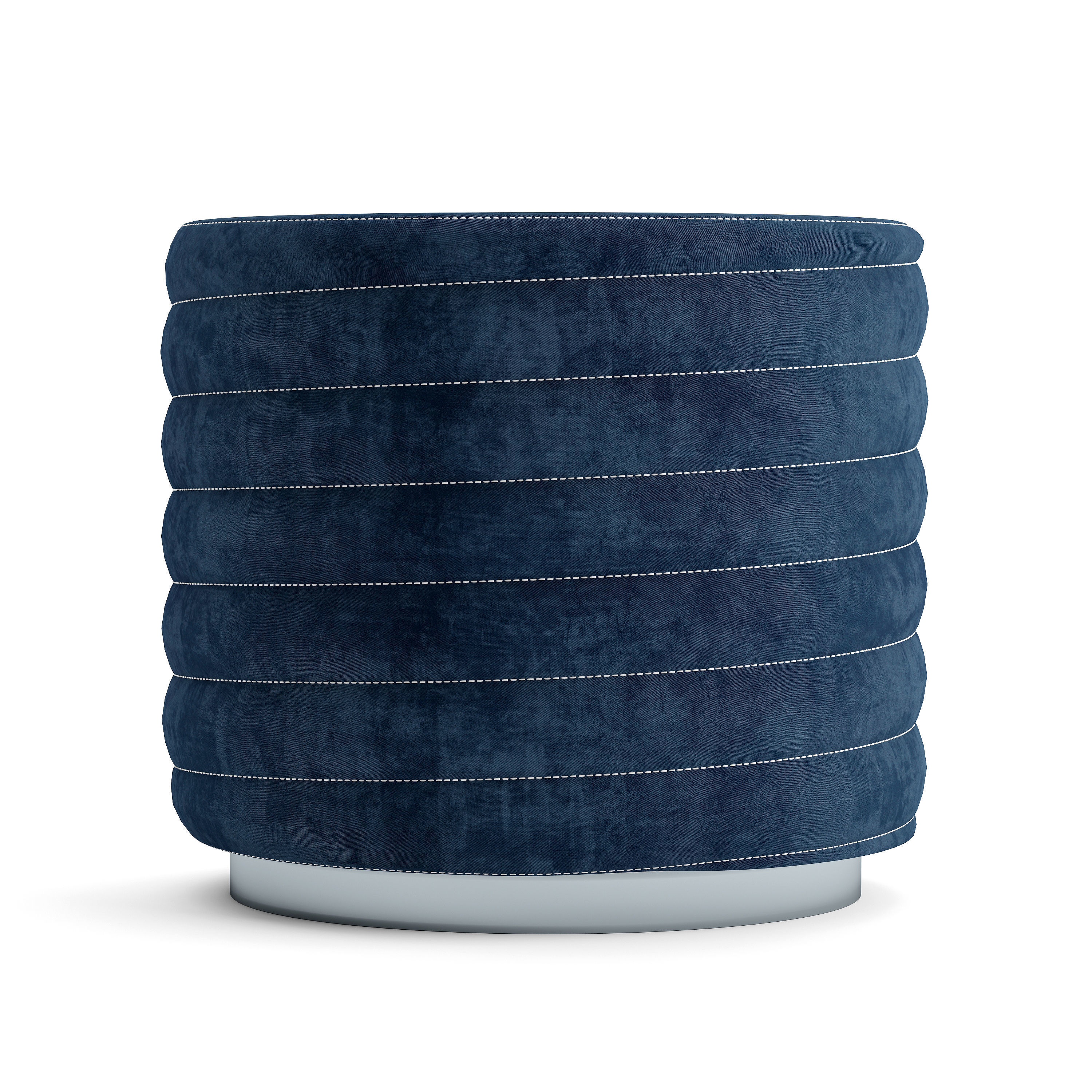 3D model Round spiral pouf VR / AR / low-poly | CGTrader