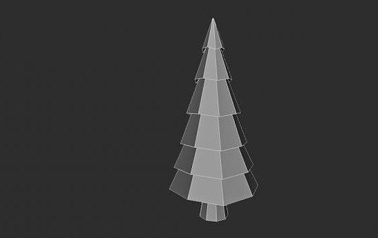 Polygonal tree 3D model | CGTrader