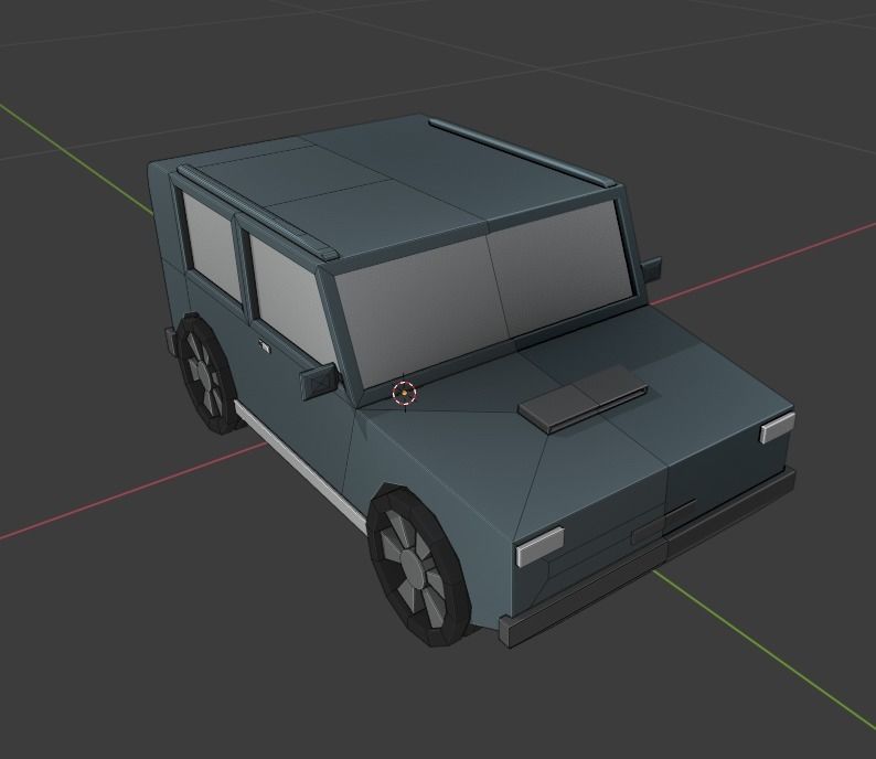 Low poly terrain vehicle jeep free VR / AR / low-poly 3D model | CGTrader