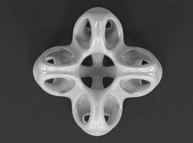 Octo Star Cube Sculpture 3D model 3D printable | CGTrader