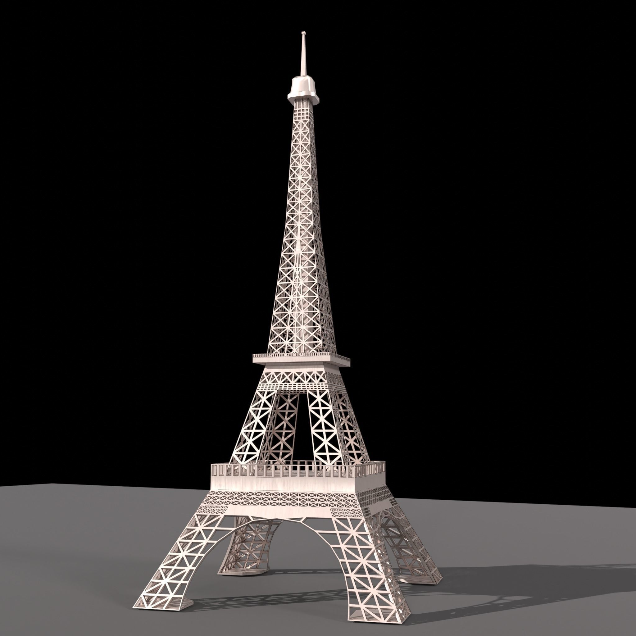 Desk decor - Eiffel Tower 3D model | CGTrader