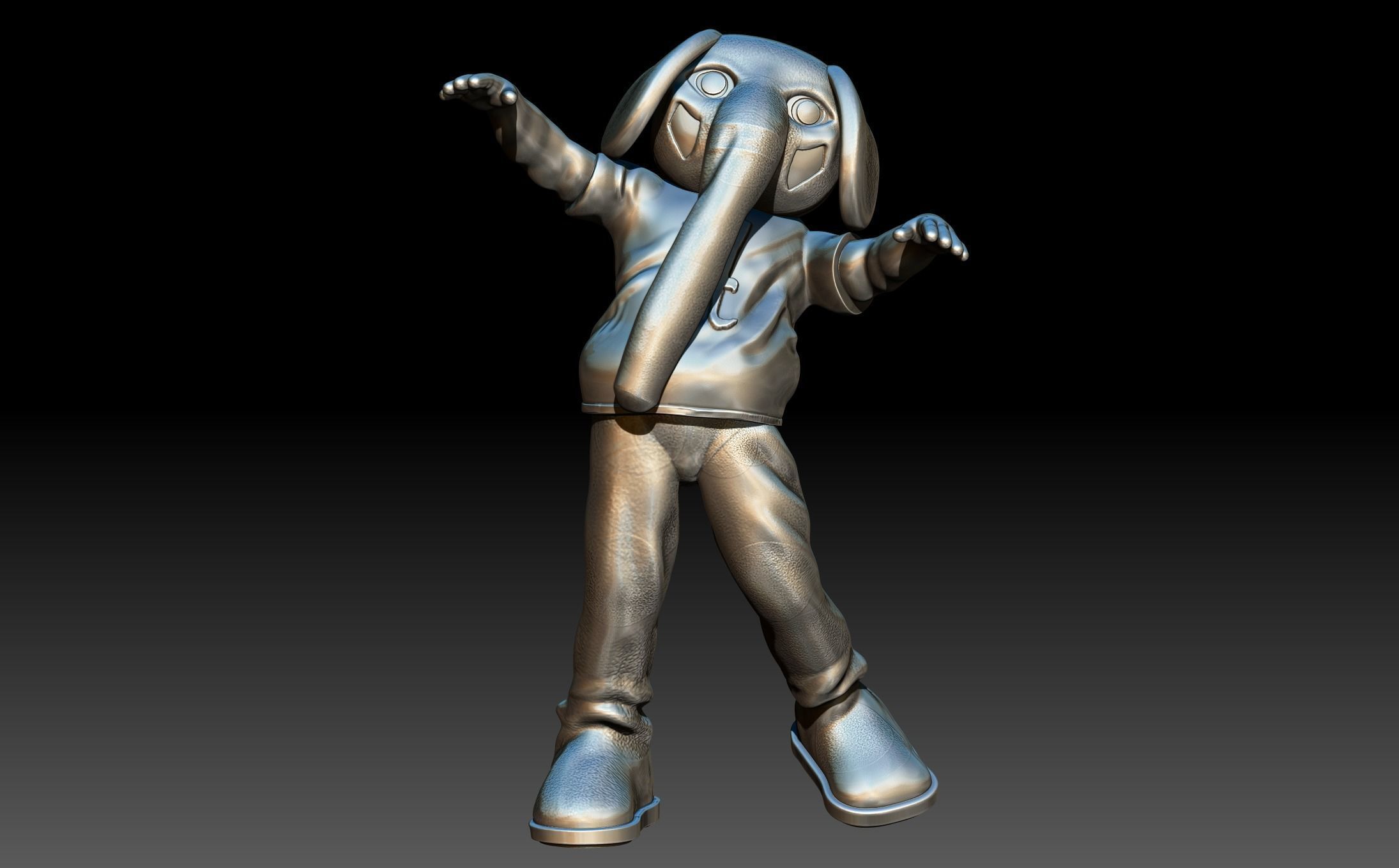 University of Alabama Crimson Tide Big AI 3D model 3D printable | CGTrader