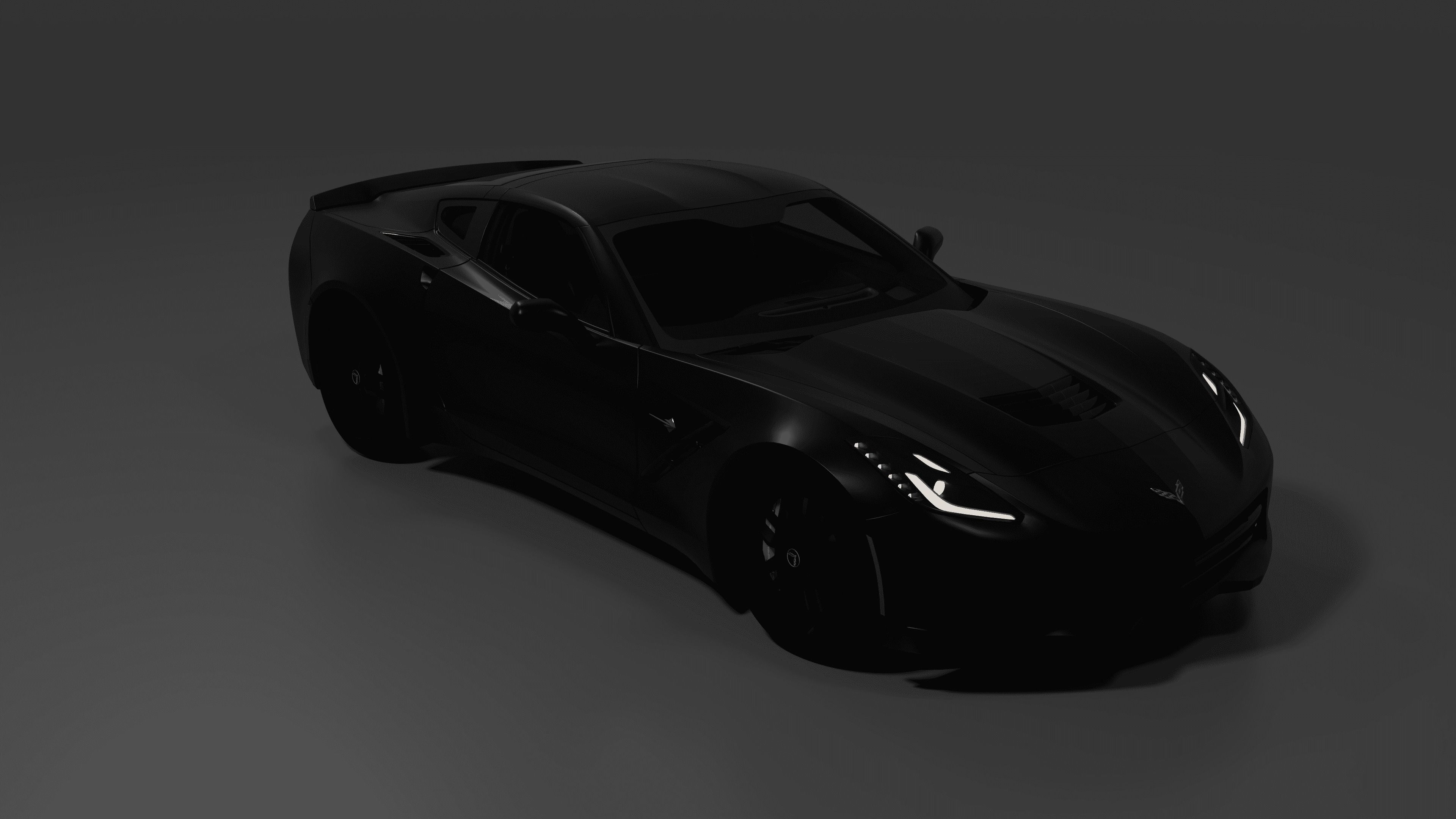 Chevrolet Corvette C7 Stingray high quality model 3D model rigged ...