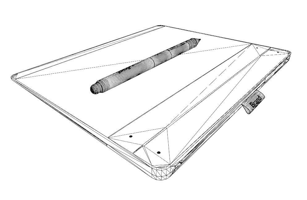 3D model Intou CTL 480 Drawing tablet VR / AR / low-poly | CGTrader