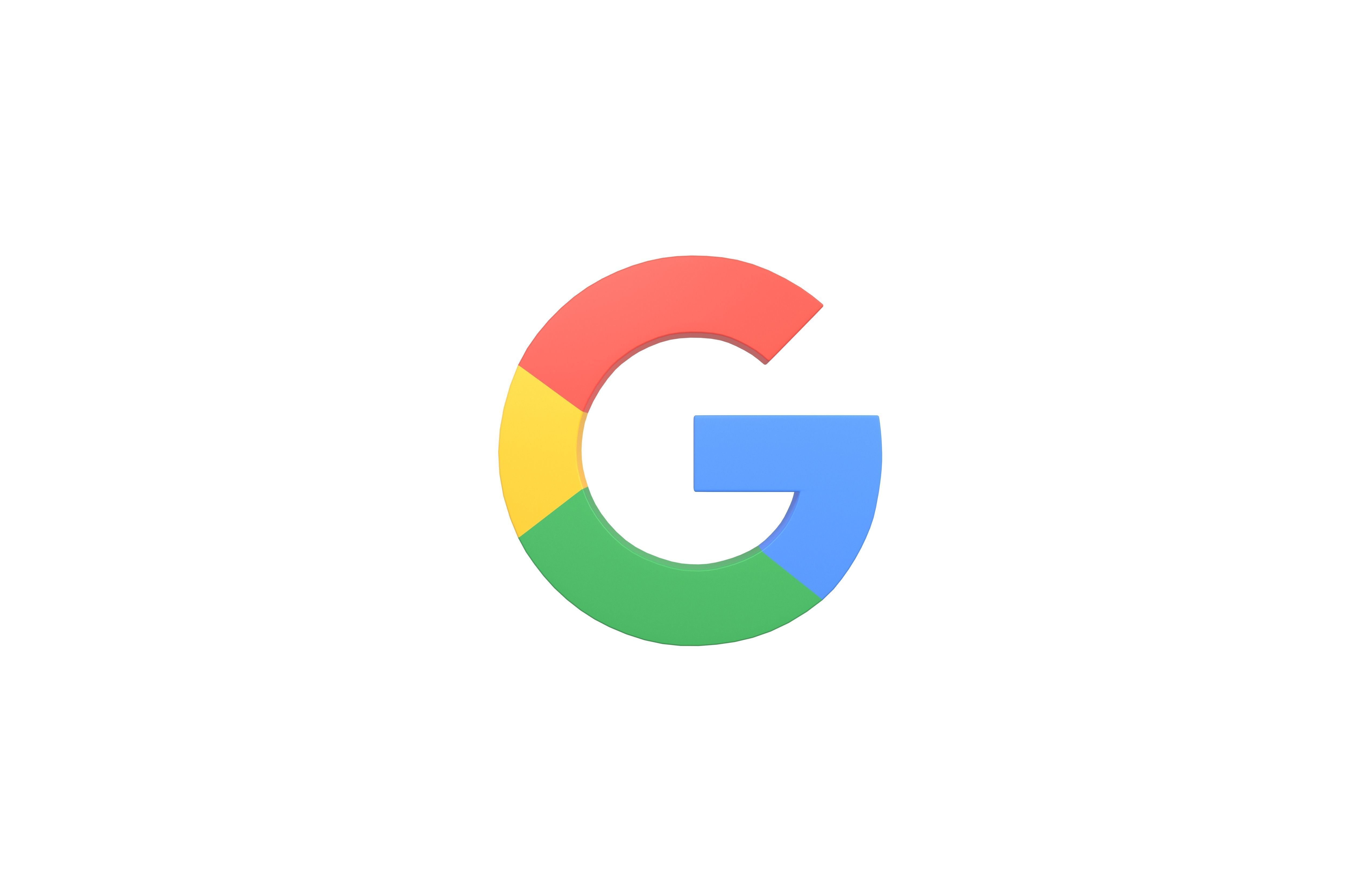 Google Logo v1 001 free VR / AR / low-poly 3D model | CGTrader