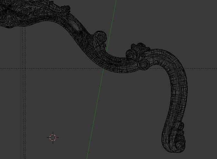 Classic Carved Bed 3D model 01 3D model | CGTrader