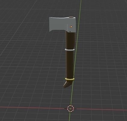low-poly axe free VR / AR / low-poly 3D model | CGTrader