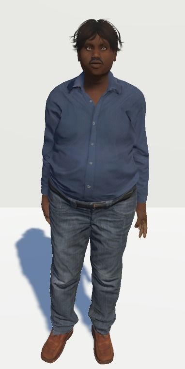 Unity Humanoid Model Male 012 free 3D model animated rigged | CGTrader