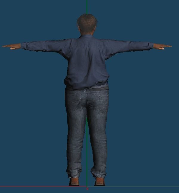 Unity Humanoid Model Male 012 free 3D model animated rigged | CGTrader
