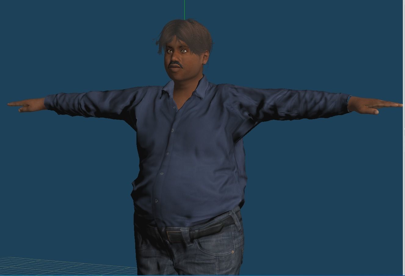 Unity Humanoid Model Male 012 free 3D model animated rigged | CGTrader