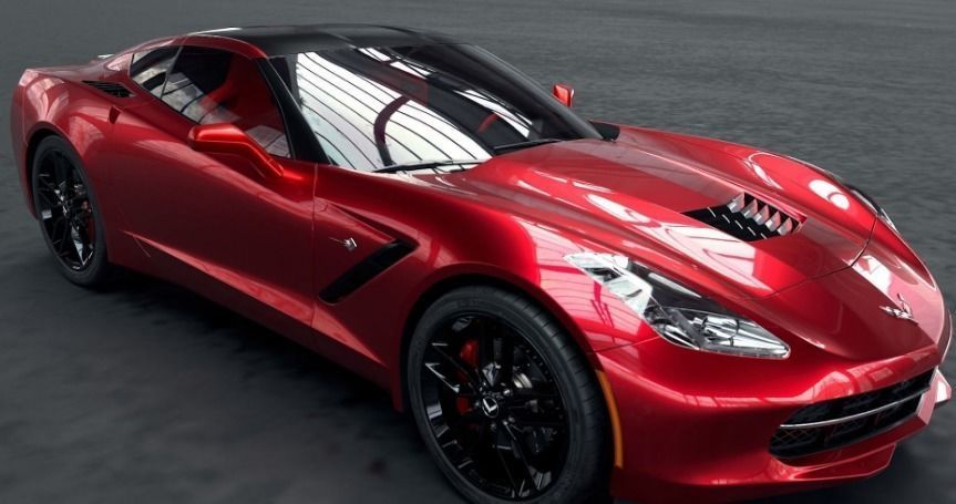 Realistic Chevy Corvette Game-Ready 3D model | CGTrader