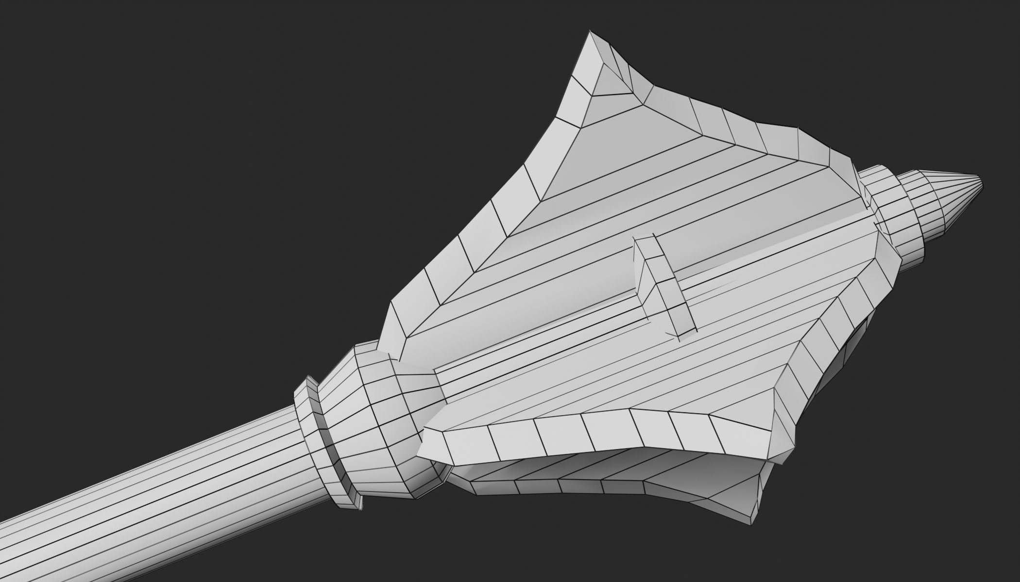 3D model Medieval mace with multiple texture variations VR / AR / low ...