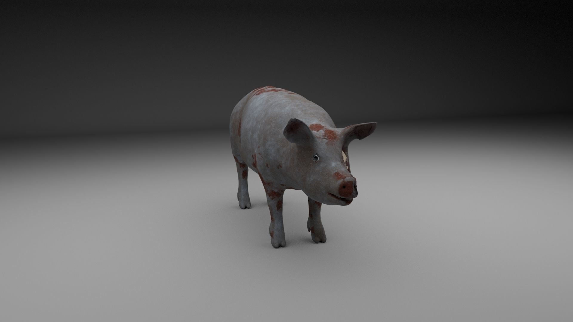3D model Zombie pig with 2 texture map 4k VR / AR / low-poly | CGTrader