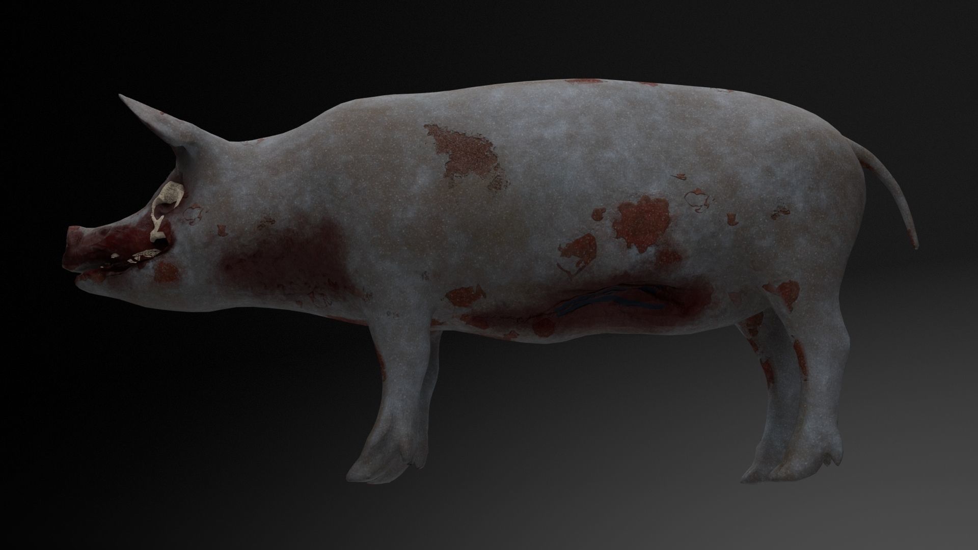 3D model Zombie pig with 2 texture map 4k VR / AR / low-poly | CGTrader