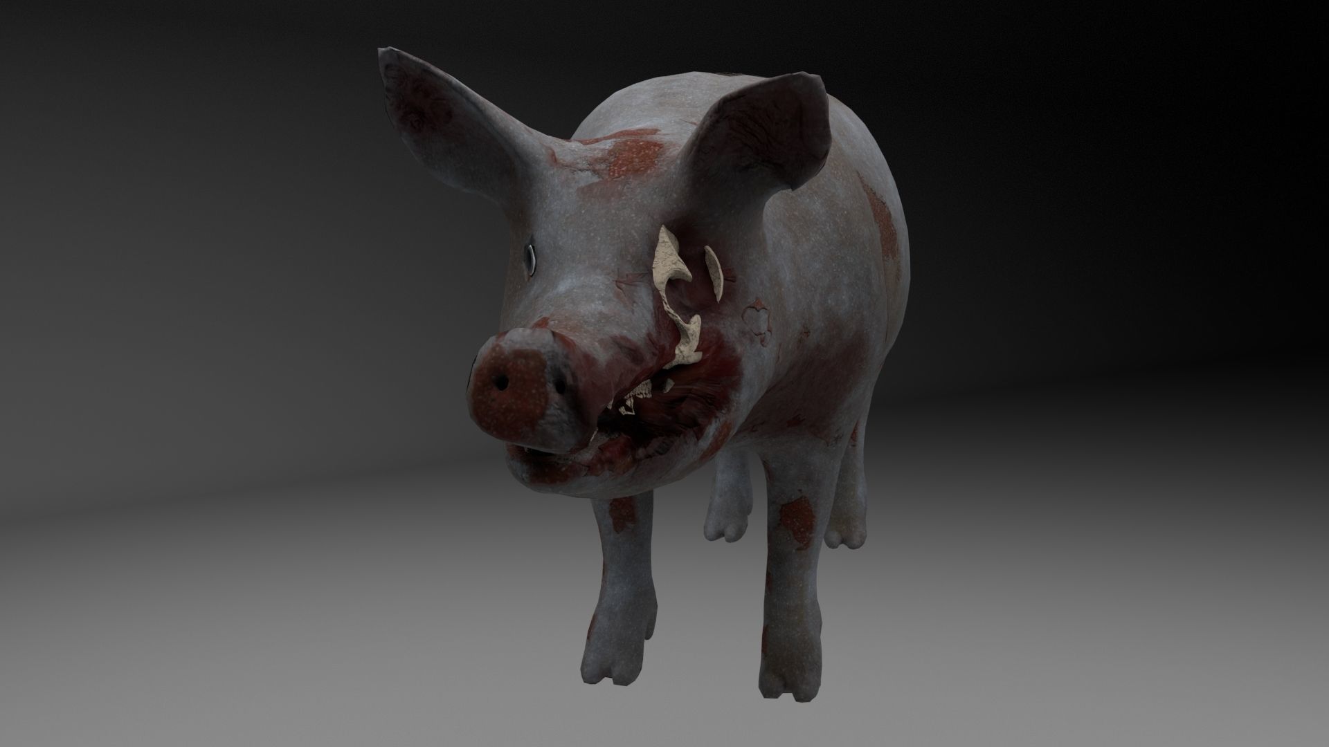 3D model Zombie pig with 2 texture map 4k VR / AR / low-poly | CGTrader