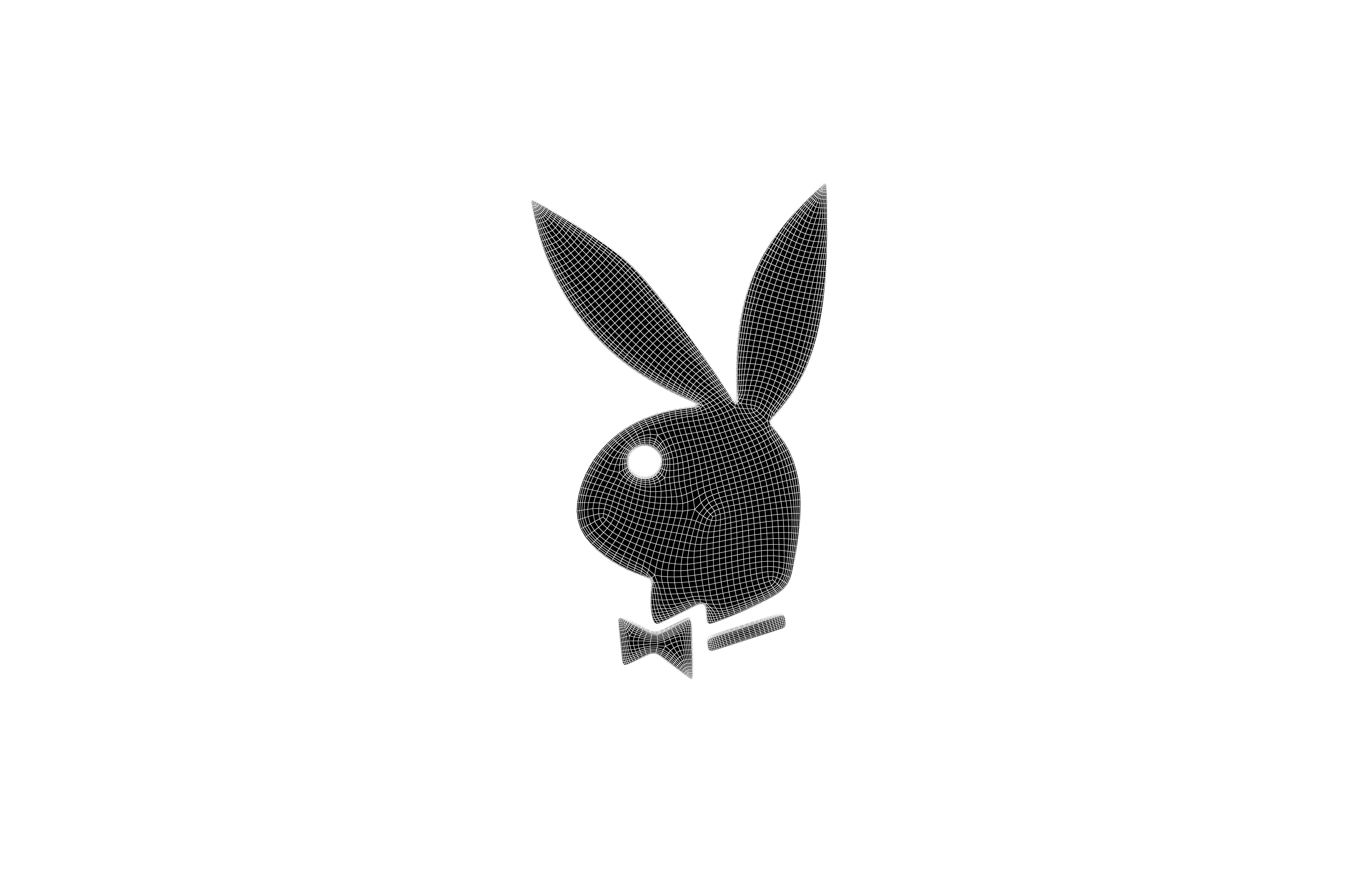 Playboy Logo v1 004 free VR / AR / low-poly 3D model | CGTrader