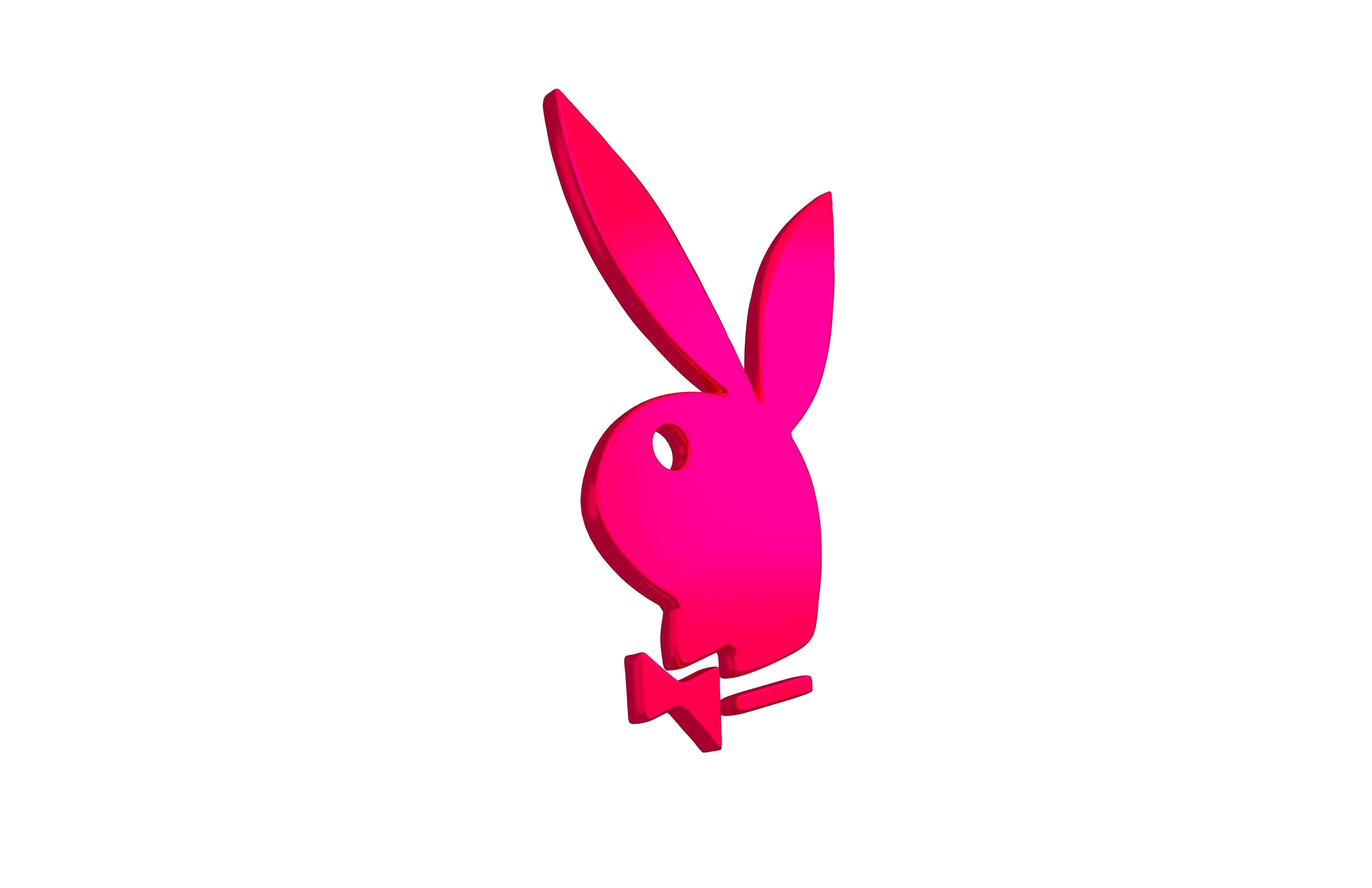 Playboy Logo v1 009 free VR / AR / low-poly 3D model | CGTrader