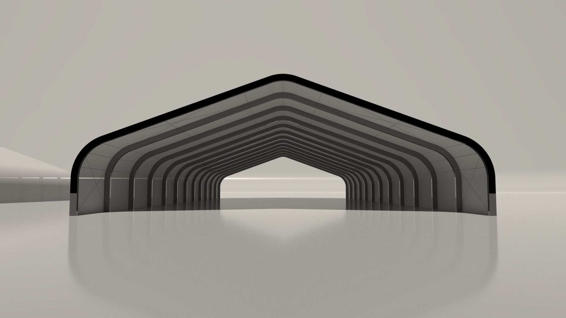 TSpan Free Span - aluminum structure - modular 3D model rigged | CGTrader