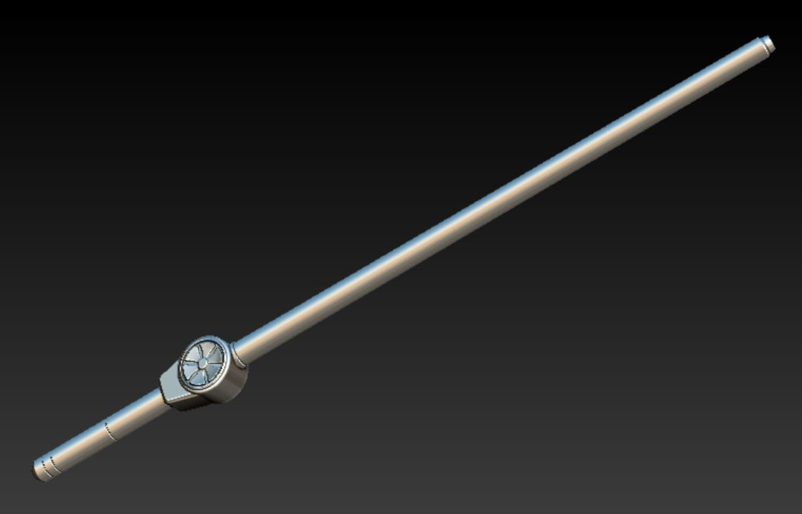 Revolcane 3d model metal tube and piece of metal 3D model 3D printable ...