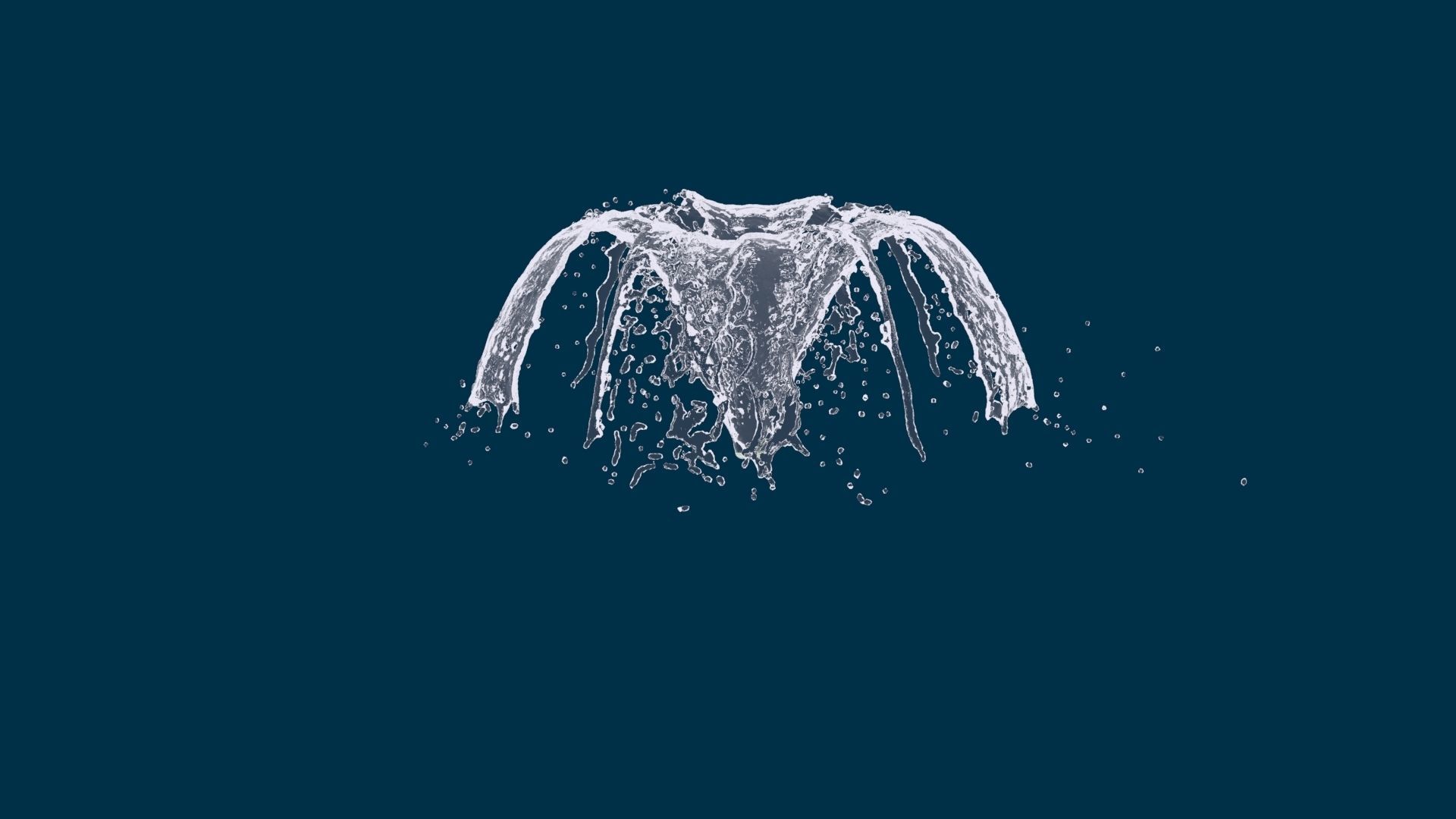 Realistic Water Fountain Animation 5 3D model animated | CGTrader