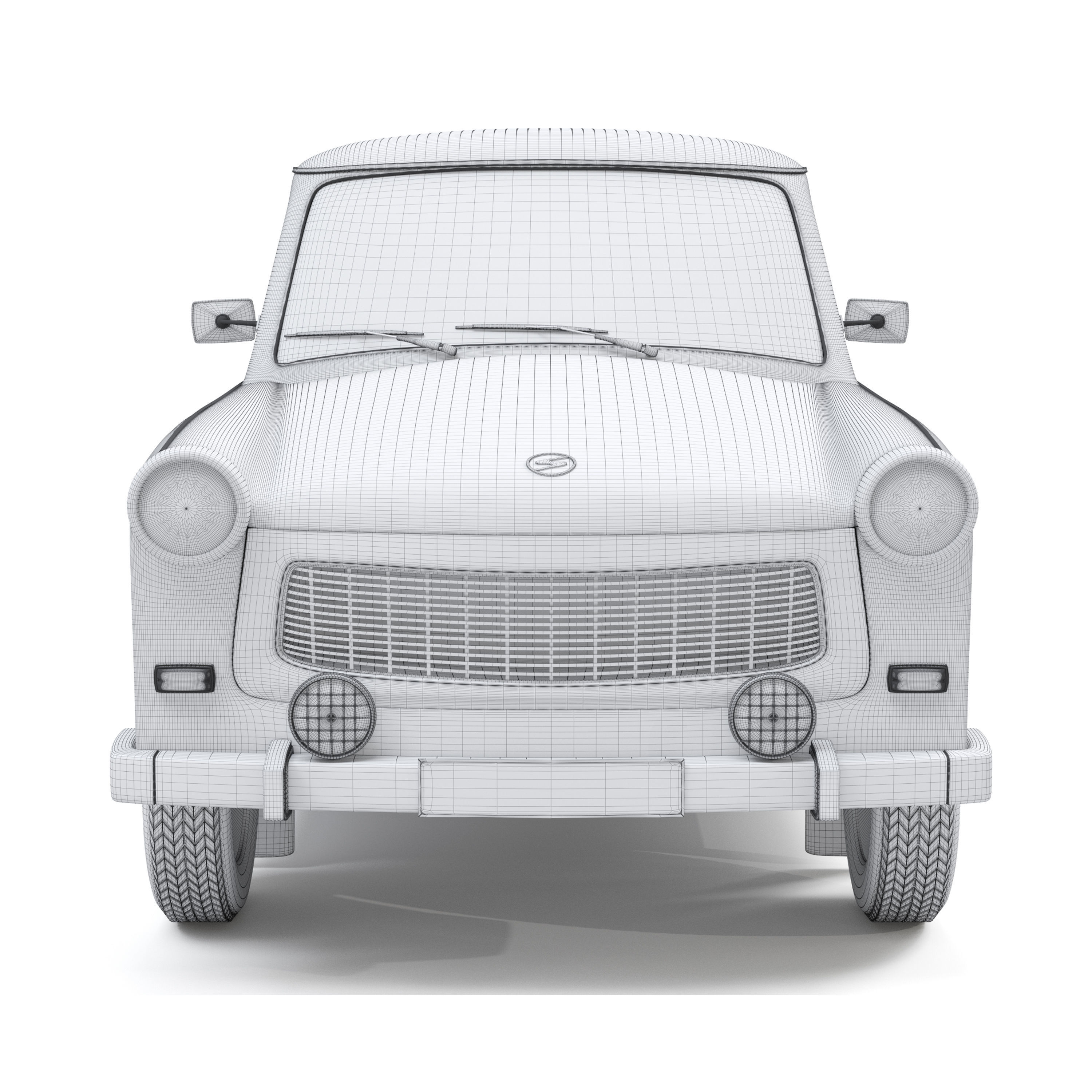 Trabant 601 kombi 1975 with interior 3D model | CGTrader