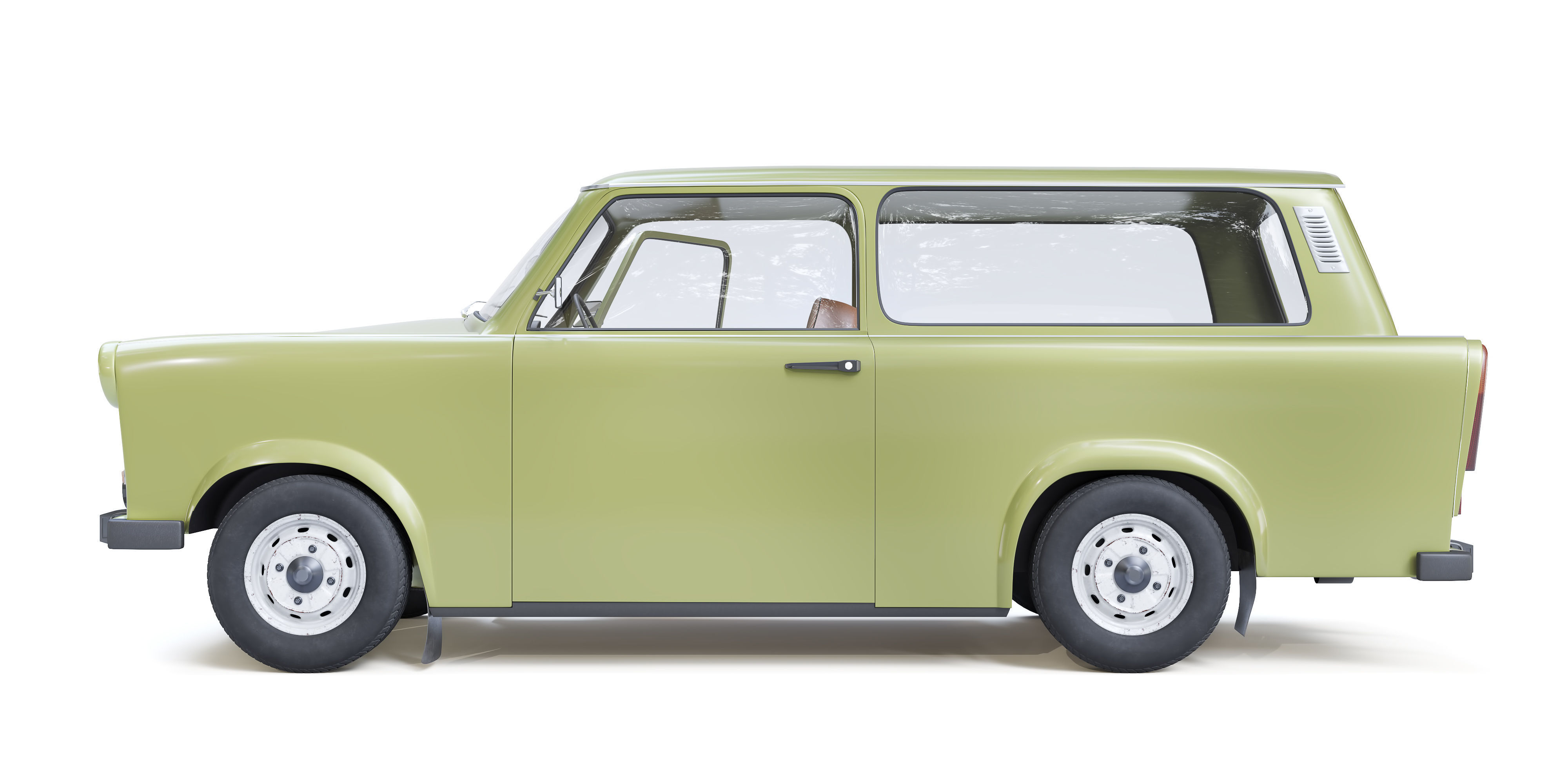 Trabant 601 kombi 1975 with interior 3D model | CGTrader