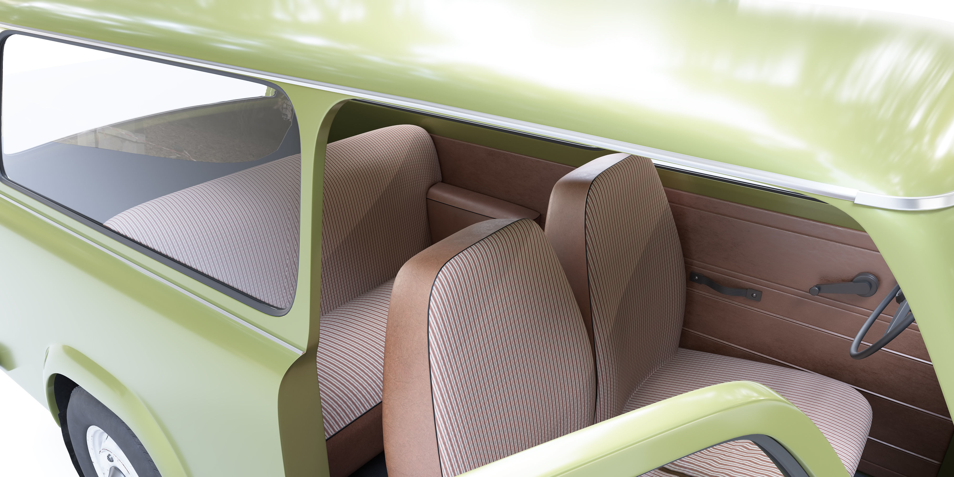 Trabant 601 kombi 1975 with interior 3D model | CGTrader