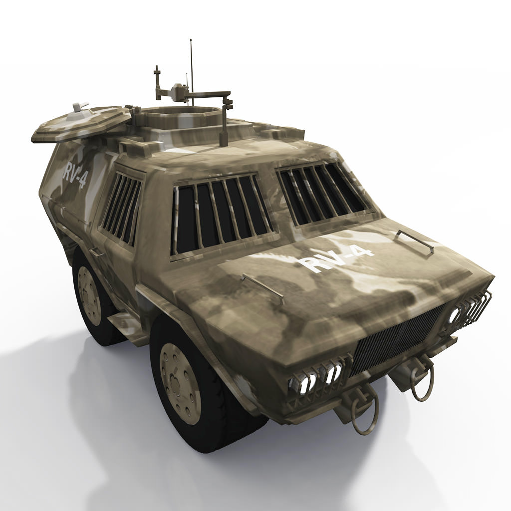 CDF Recon Vehicle 3D model | CGTrader