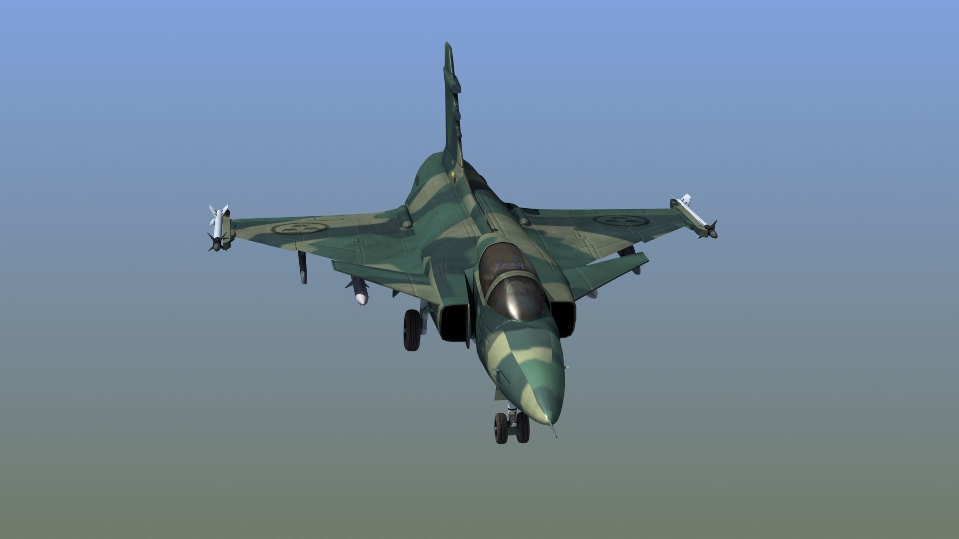 Gripen JAS39 3D model | CGTrader
