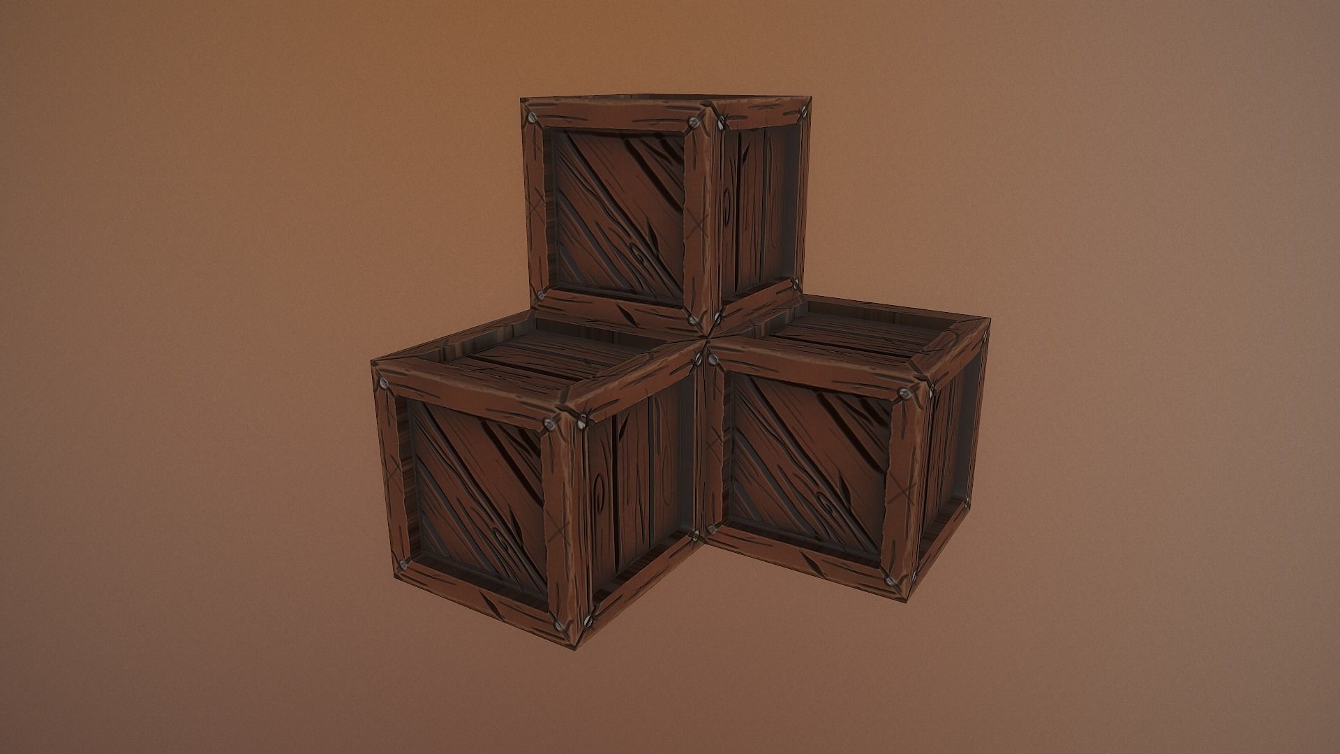 3D model Stylized Box VR / AR / low-poly | CGTrader