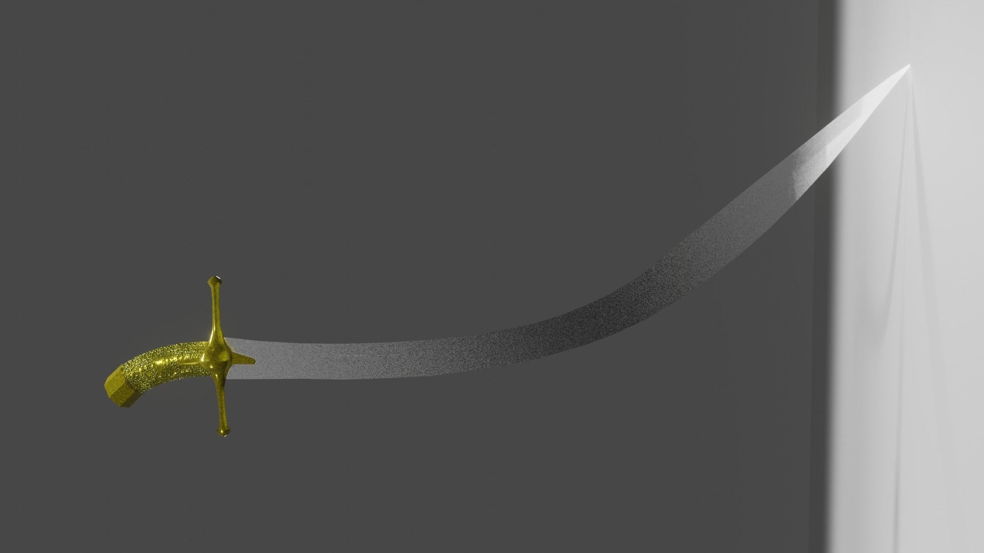 Romanian sword kilij 3D model | CGTrader