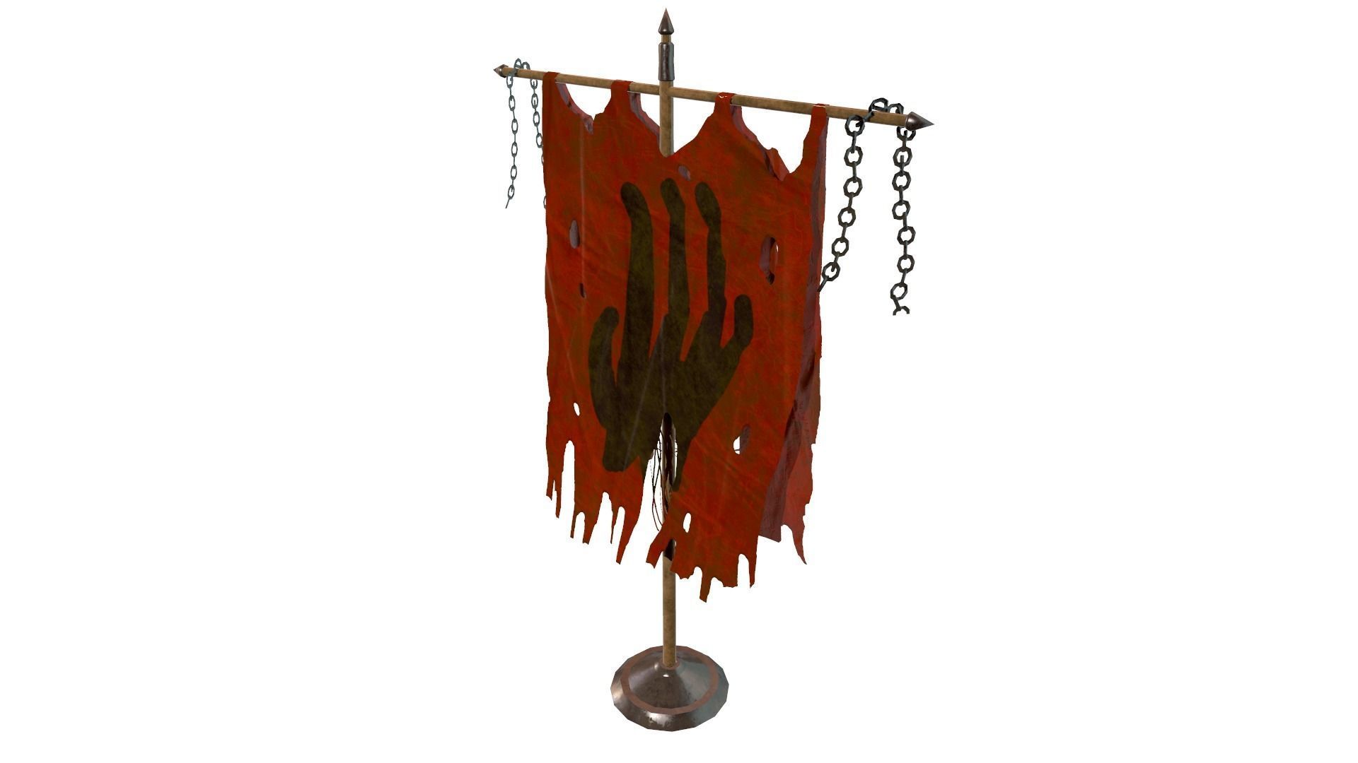 3D model Orc Flag - Game Ready VR / AR / low-poly | CGTrader