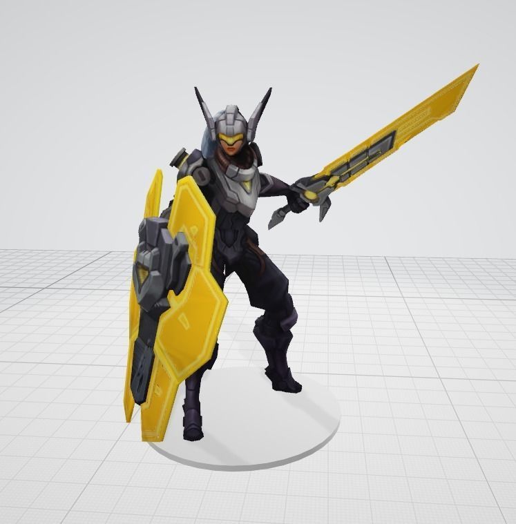Project Leona Fanart 3D model 3D printable | CGTrader
