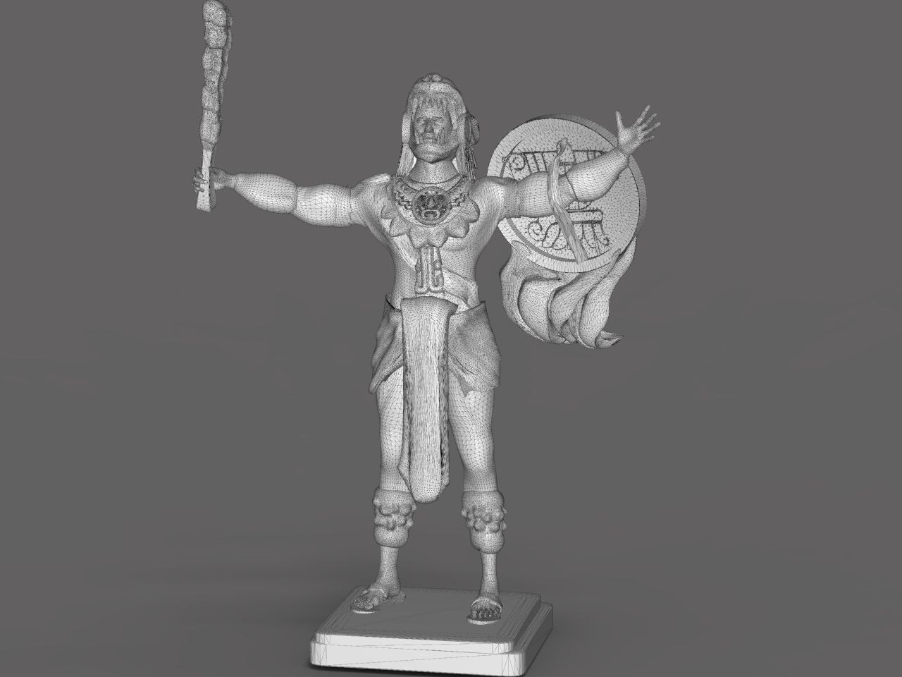 Jaguar Warrior 3D model 3D printable | CGTrader