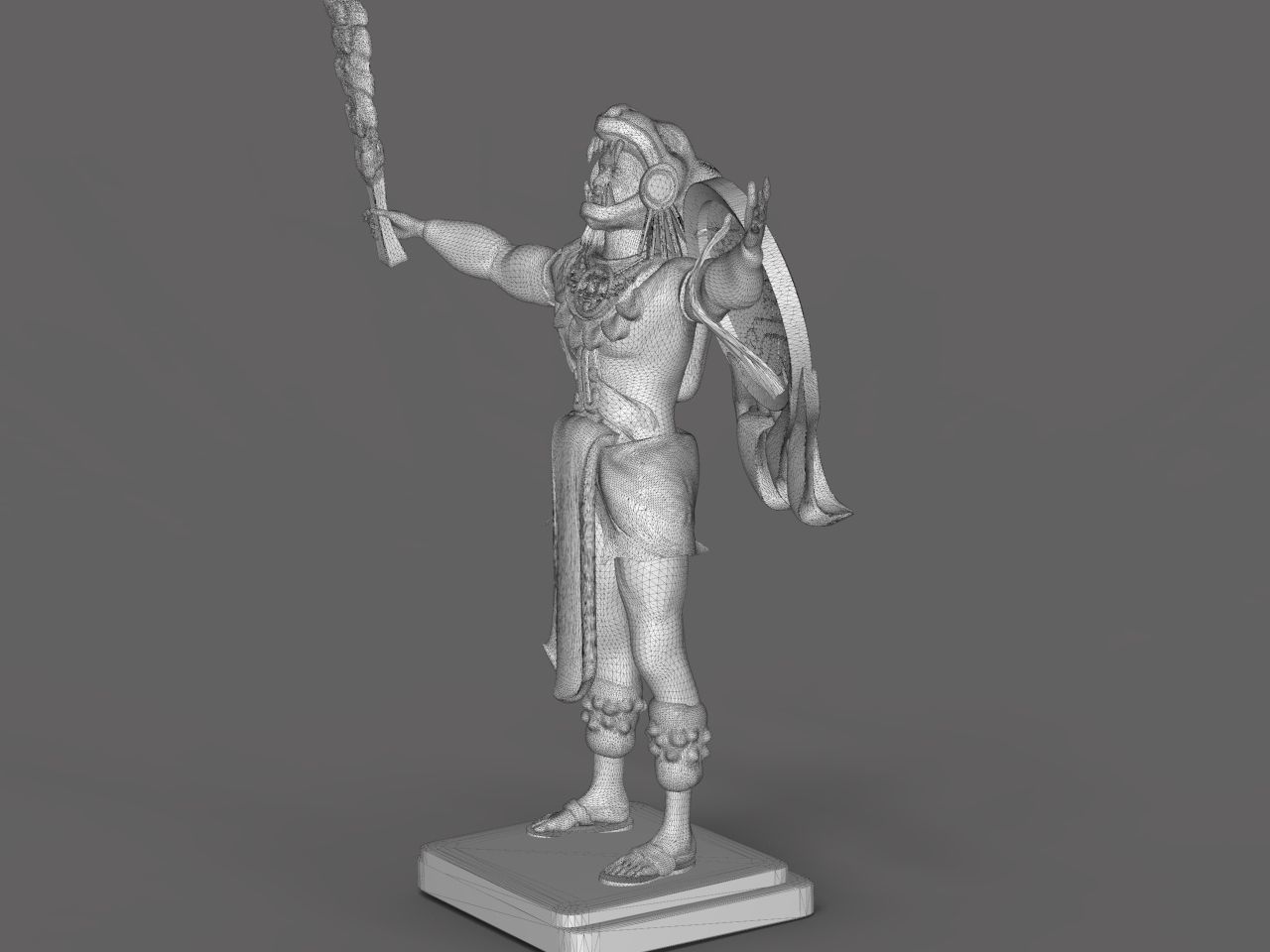 Jaguar Warrior 3D model 3D printable | CGTrader