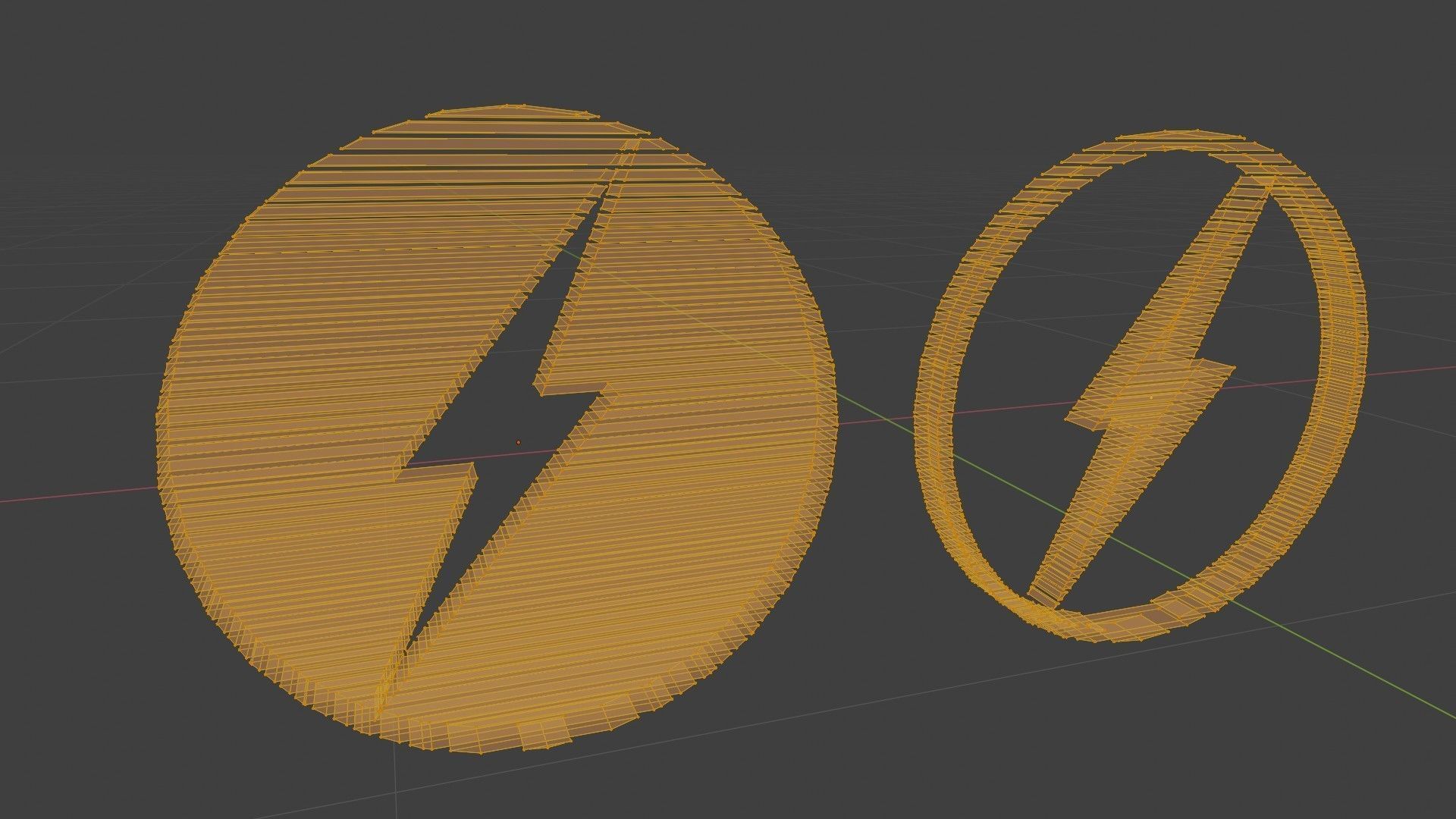 3D model Low poly lightning symbol VR / AR / low-poly | CGTrader