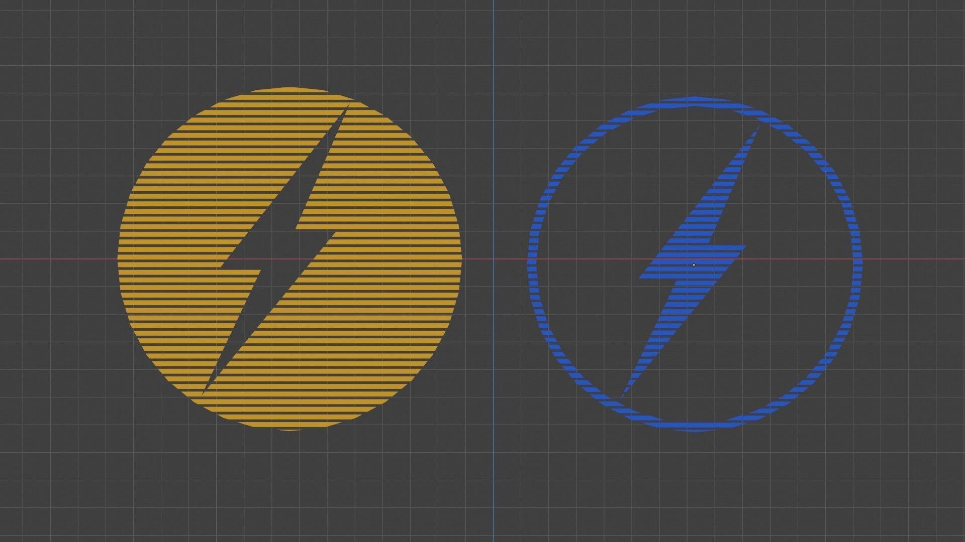 3D model Low poly lightning symbol VR / AR / low-poly | CGTrader