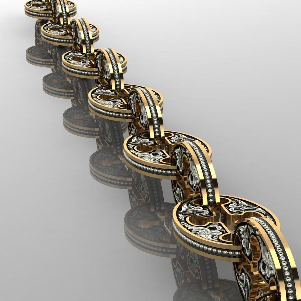 bracelet with engraving 0148 3D model 3D printable | CGTrader