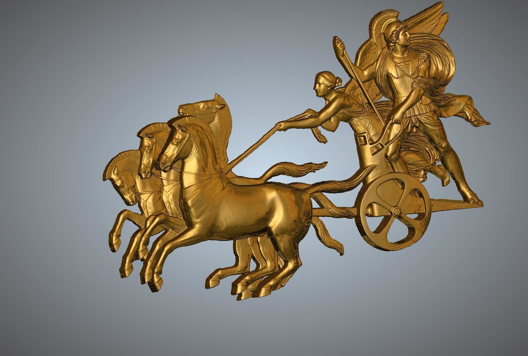Battle Chariots 3D model 3D printable | CGTrader