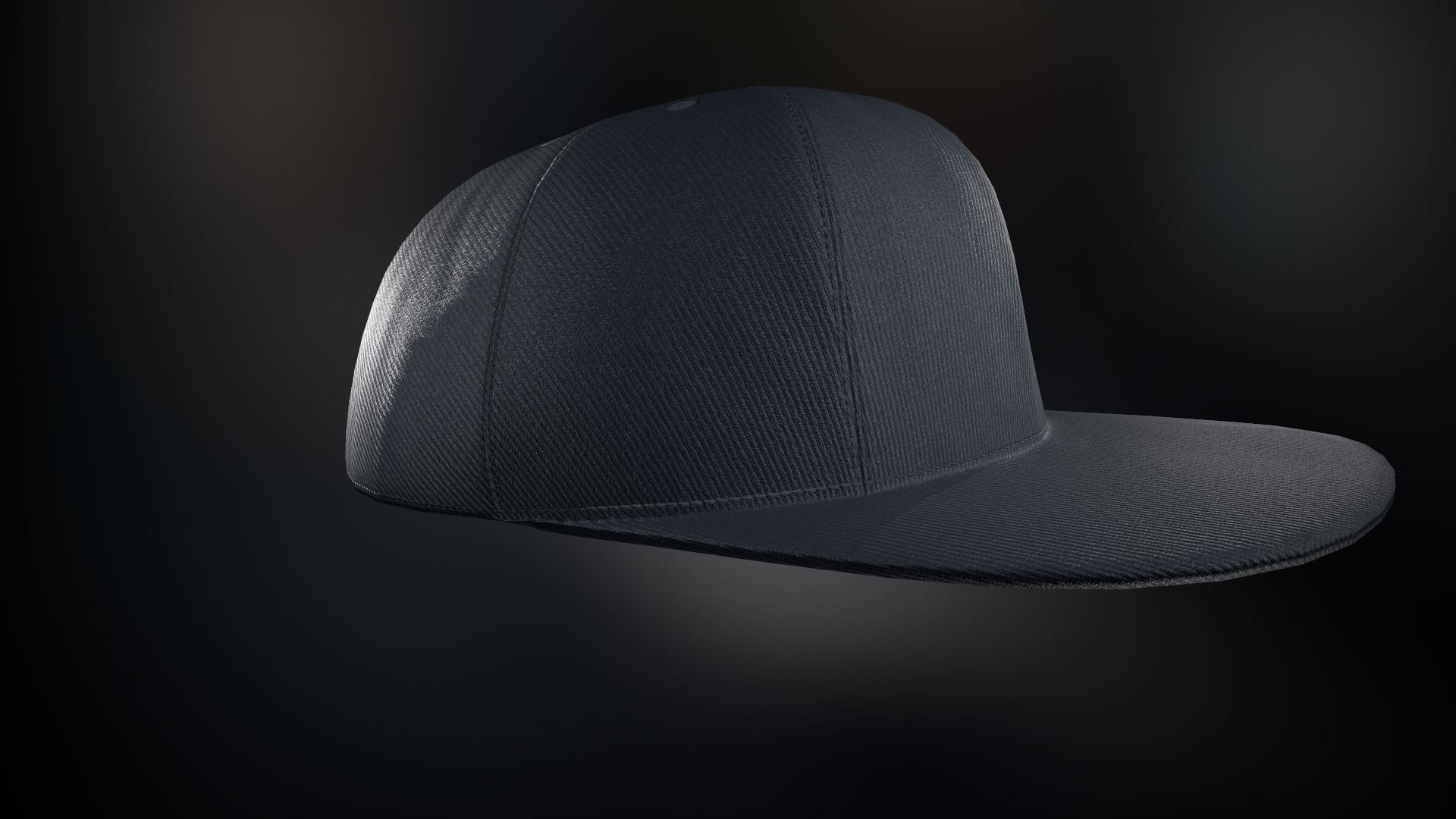 3D model Snapback hat mockup VR / AR / low-poly | CGTrader