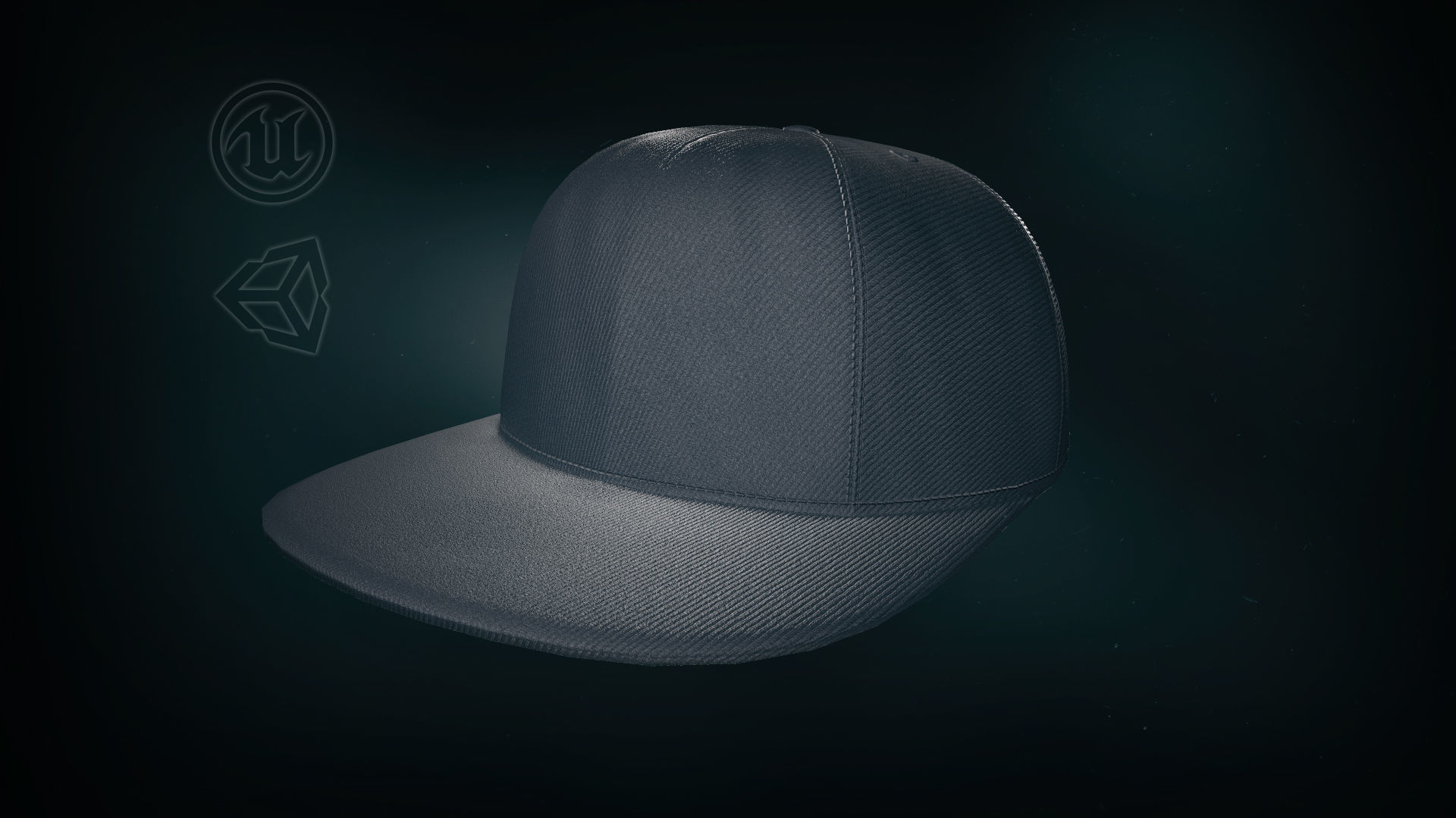 3D model Snapback hat mockup VR / AR / low-poly | CGTrader