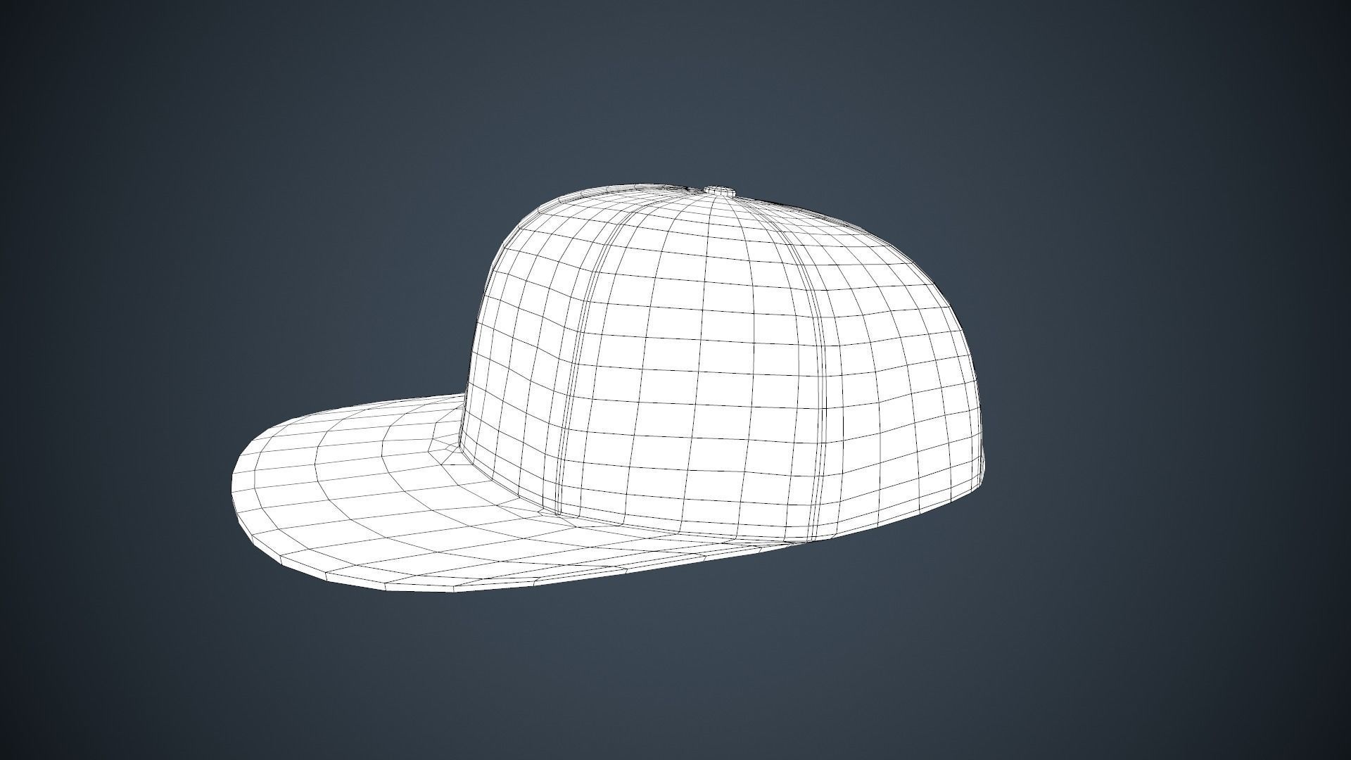 3D model Snapback hat mockup VR / AR / low-poly | CGTrader