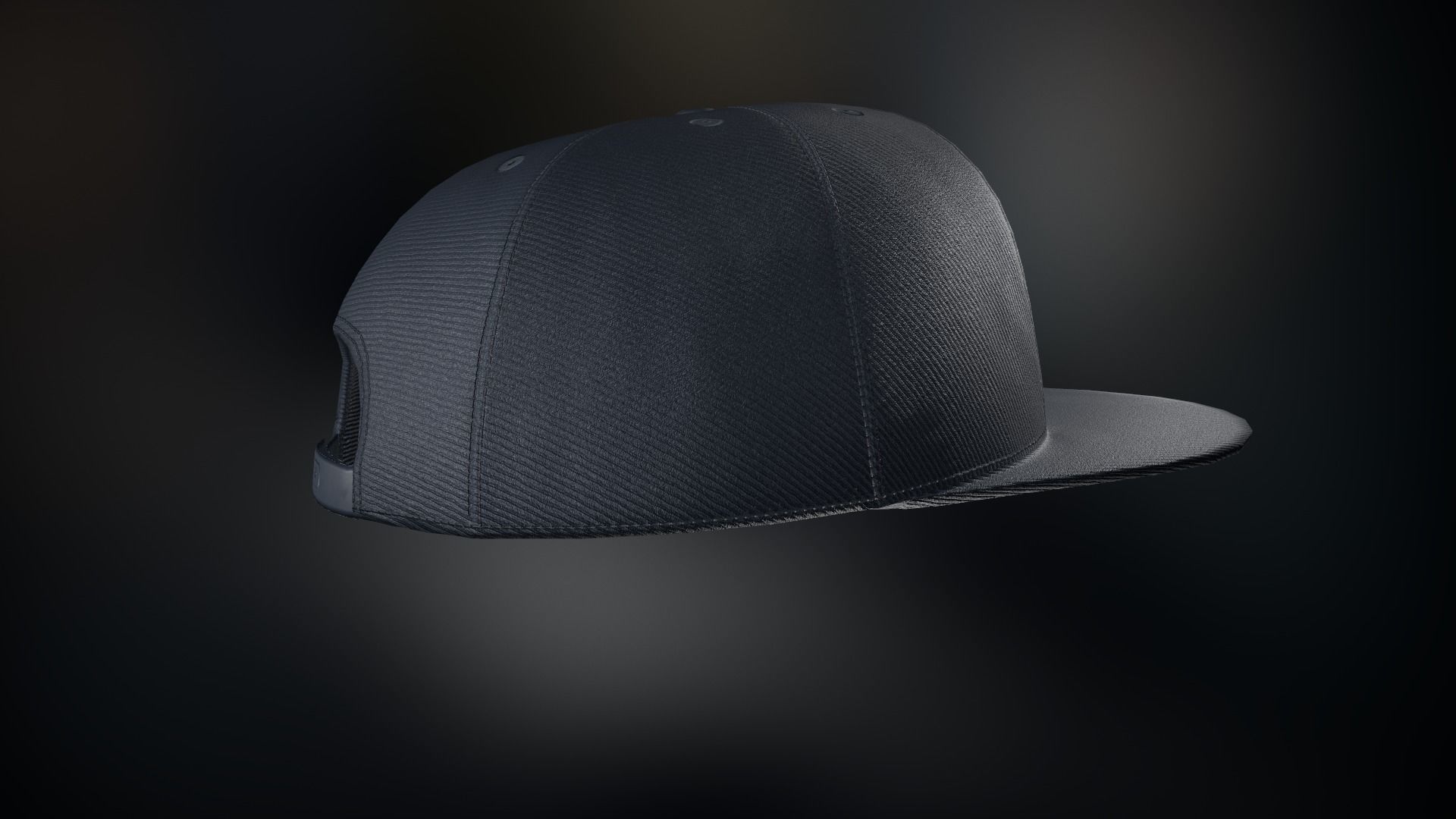 3D model Snapback hat mockup VR / AR / low-poly | CGTrader
