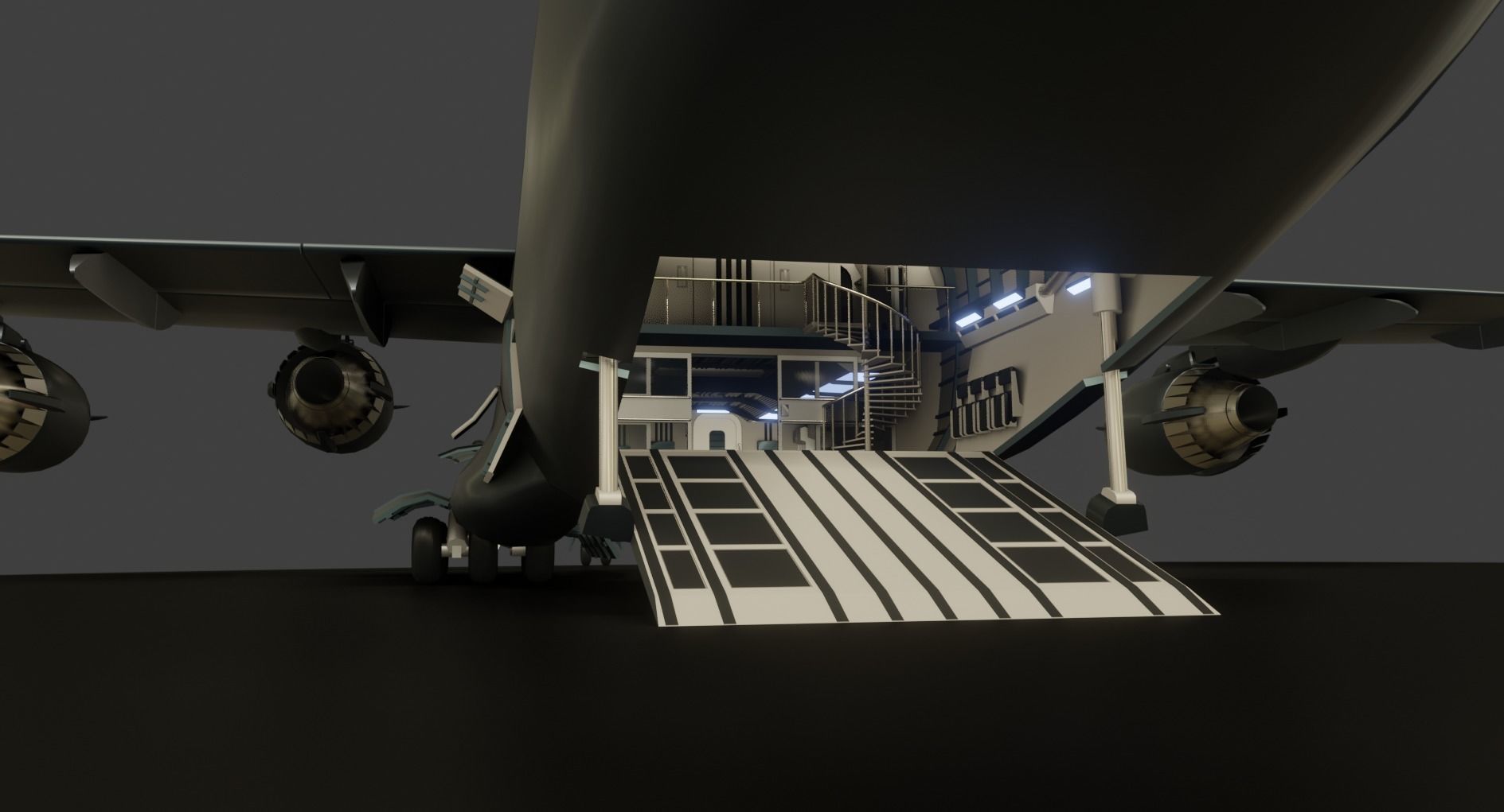 3D model AOS - The Bus - C17 Globemaster VR / AR / low-poly | CGTrader