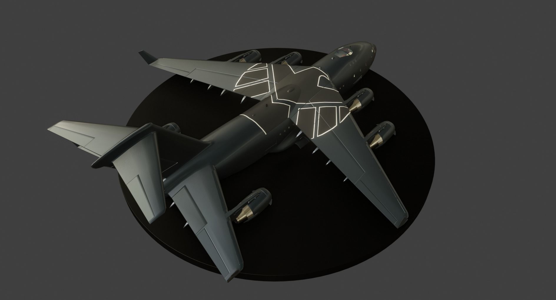 3D model AOS - The Bus - C17 Globemaster VR / AR / low-poly | CGTrader