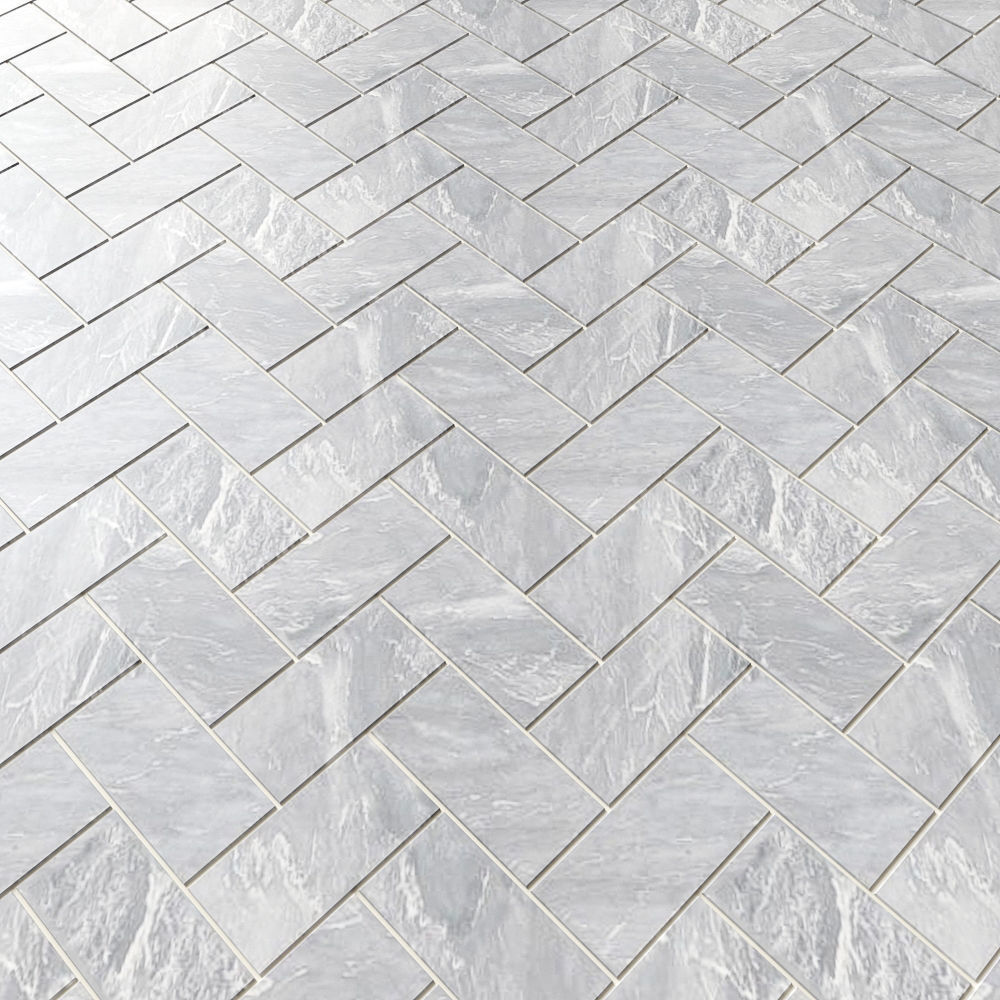 Marmori Chevron Brick 4 types 3D model | CGTrader