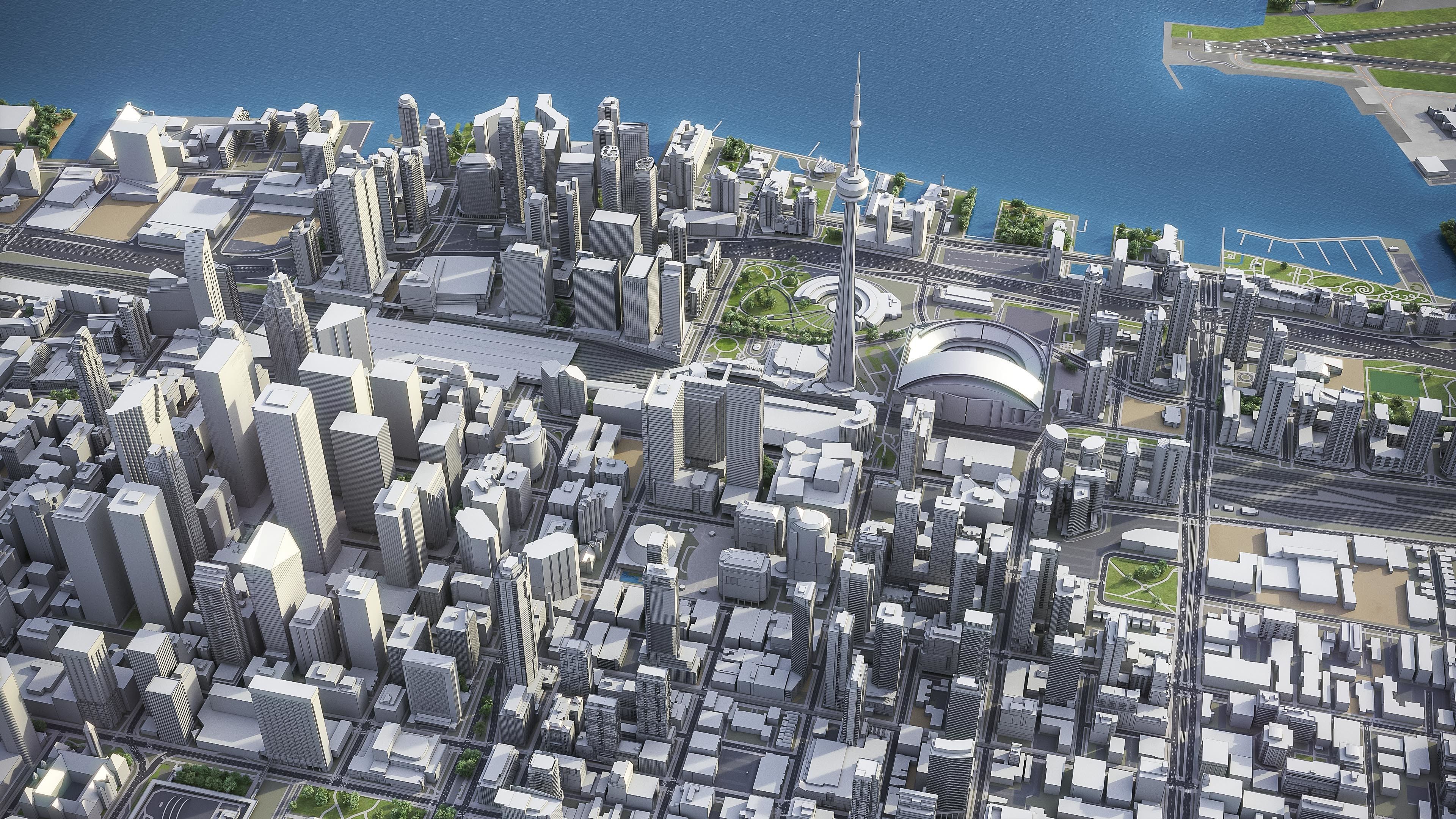 3D Model Collection Greater Toronto VR / AR / low-poly | CGTrader