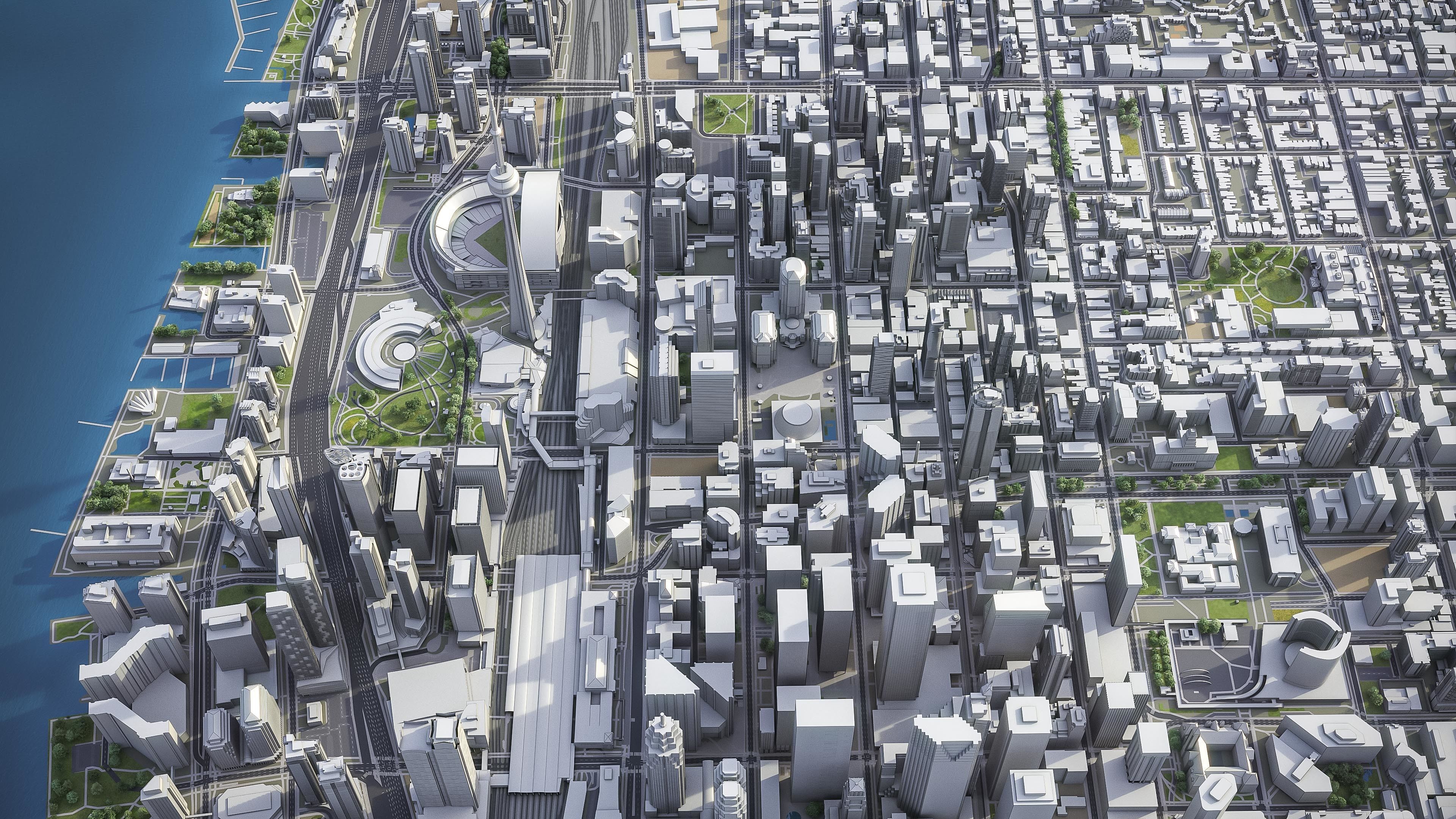 3D Model Collection Greater Toronto VR / AR / low-poly | CGTrader