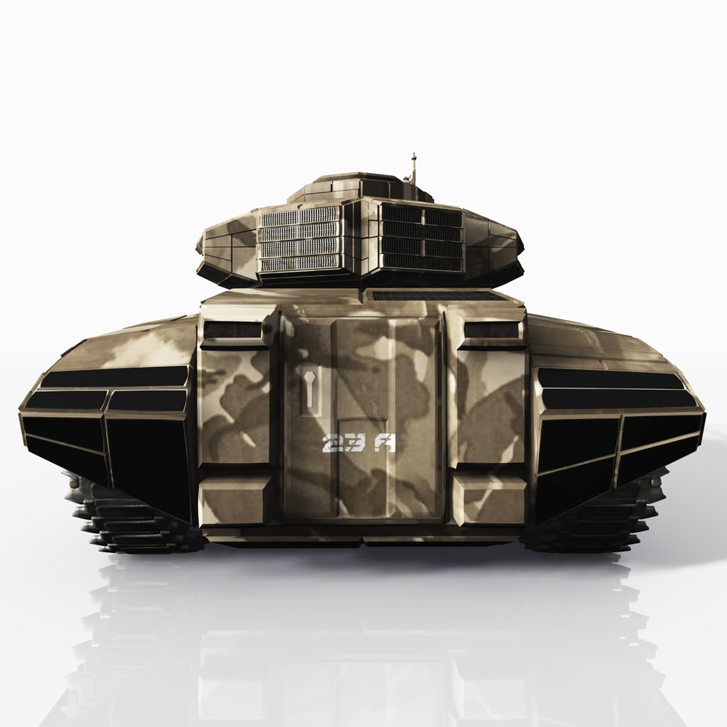 CDF Plasma Battle Tank 3D Model .max .pz3 .pp2 - CGTrader.com