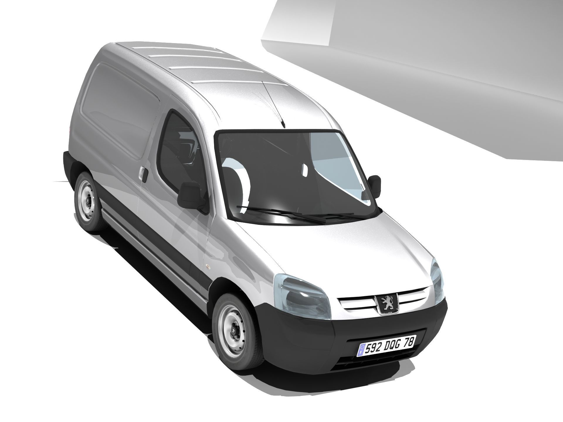 3D model Peugeot Partner VR / AR / low-poly | CGTrader